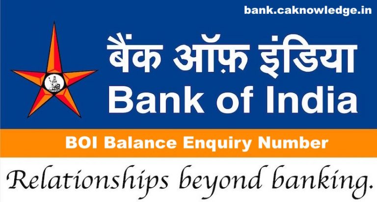 BOI Balance Enquiry Number 2025, Bank of India Balance Check