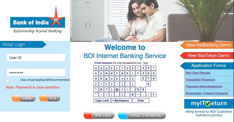 BOI Check Book Online, How to Request Bank of India Cheque Book