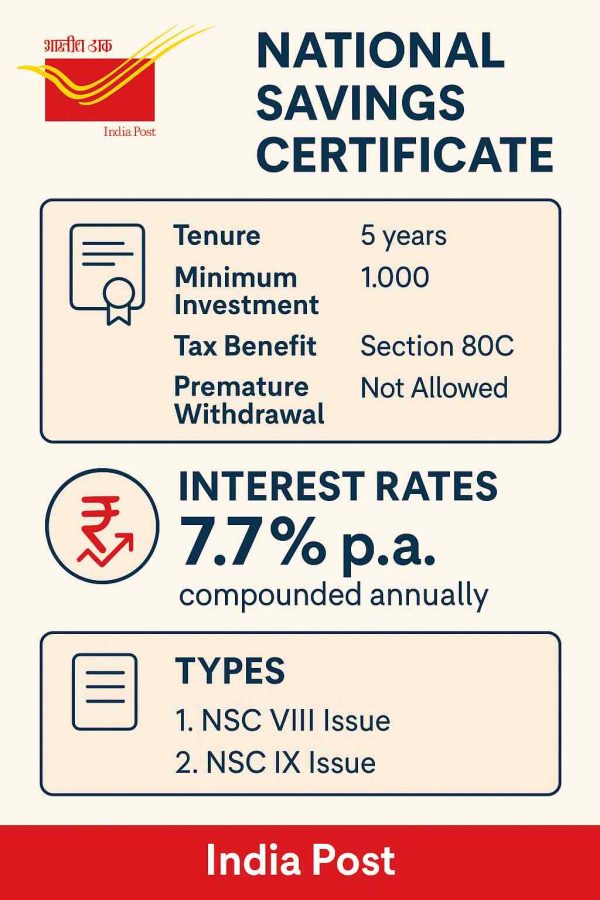 National Savings Certificate (NSC): Types, Interest Rates
