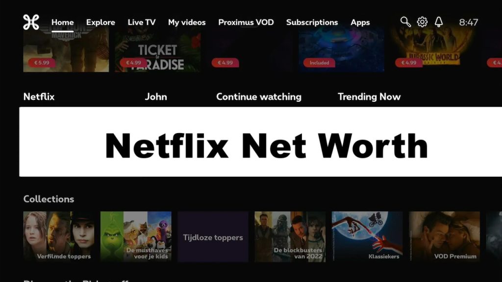 Netflix Net Worth, Market Cap, Revenue and Stock Price 2025
